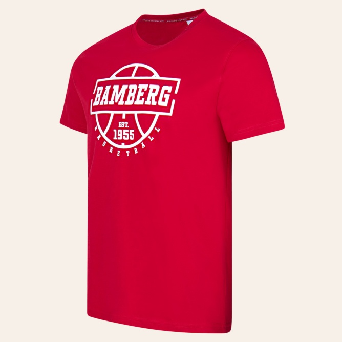 Bamberg Basketball T-Shirt rot | Bamberg Baskets | ONLINESHOP
