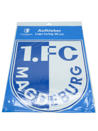 Offizieller 1. FC Magdeburg Logo Aufkleber in blau-weiß 30 cm | 1. FCM ...