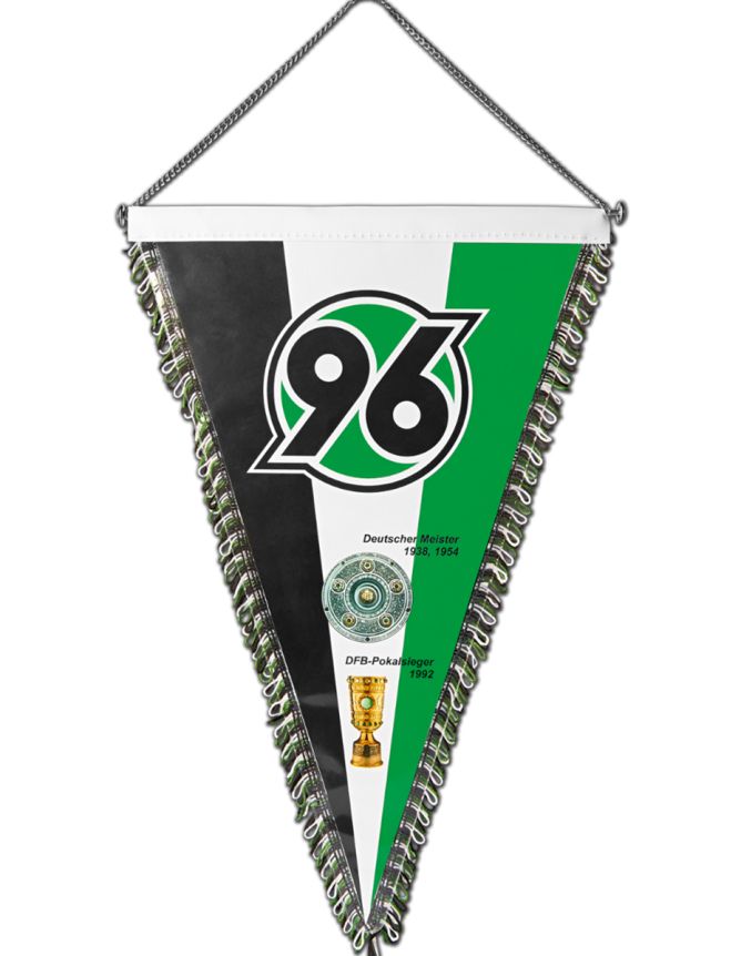 Wimpel 96 Erfolge von Hannover 96 der aktuellen Saison 2023/24 ...