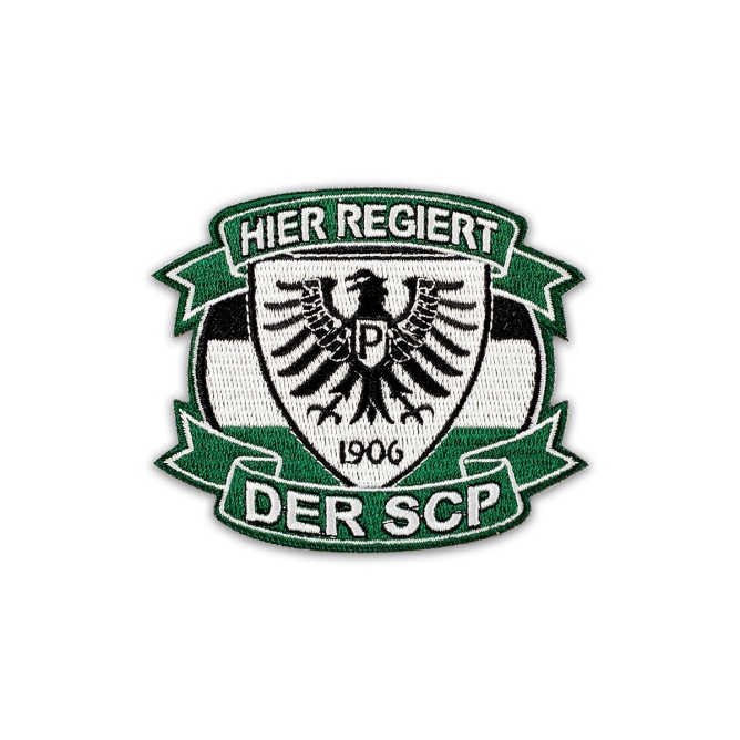 SC Preußen Münster Aufnäher - Hier regiert der SCP
